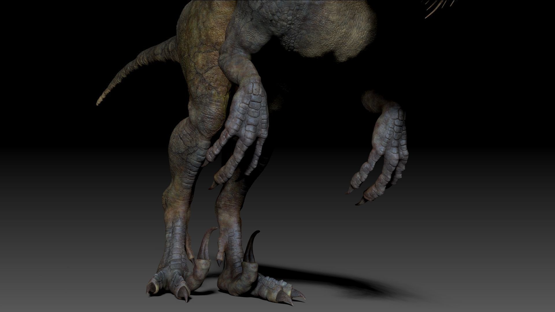 UtahRaptor SCULPT Project 3D model | CGTrader