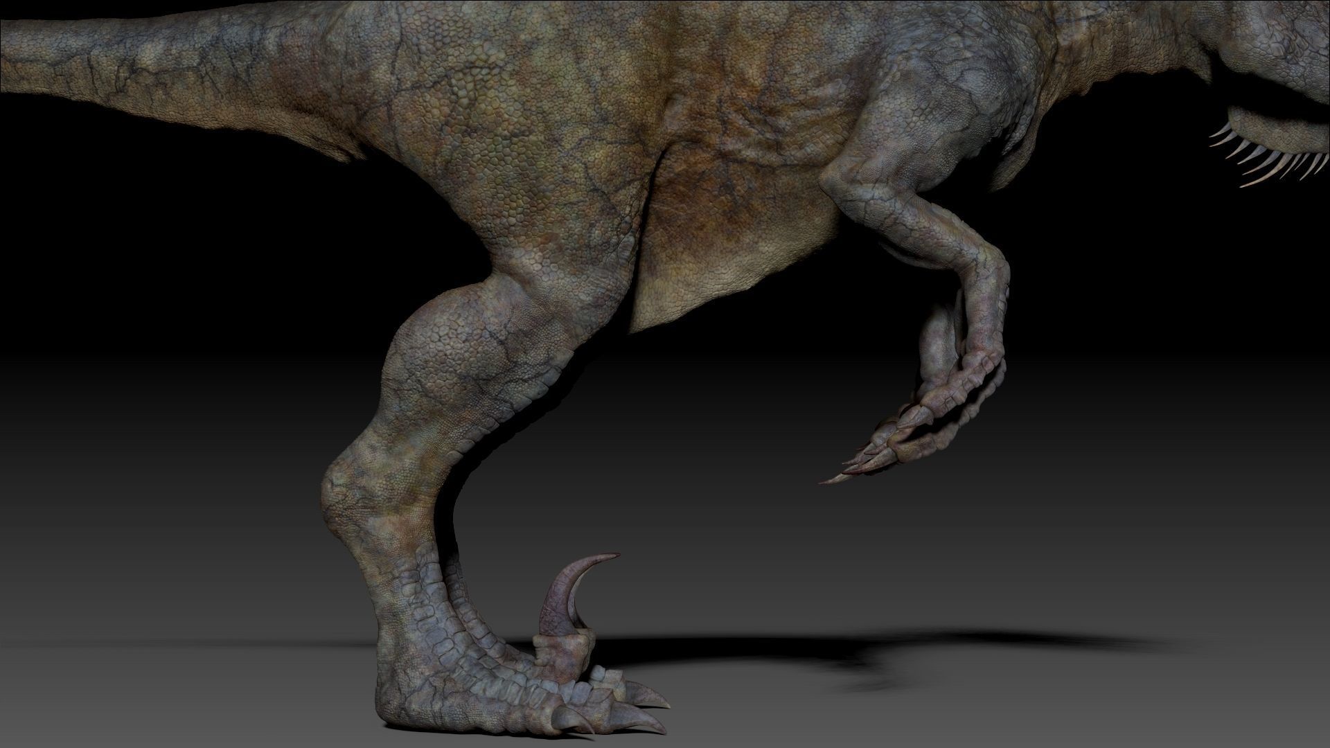 UtahRaptor SCULPT Project 3D model | CGTrader