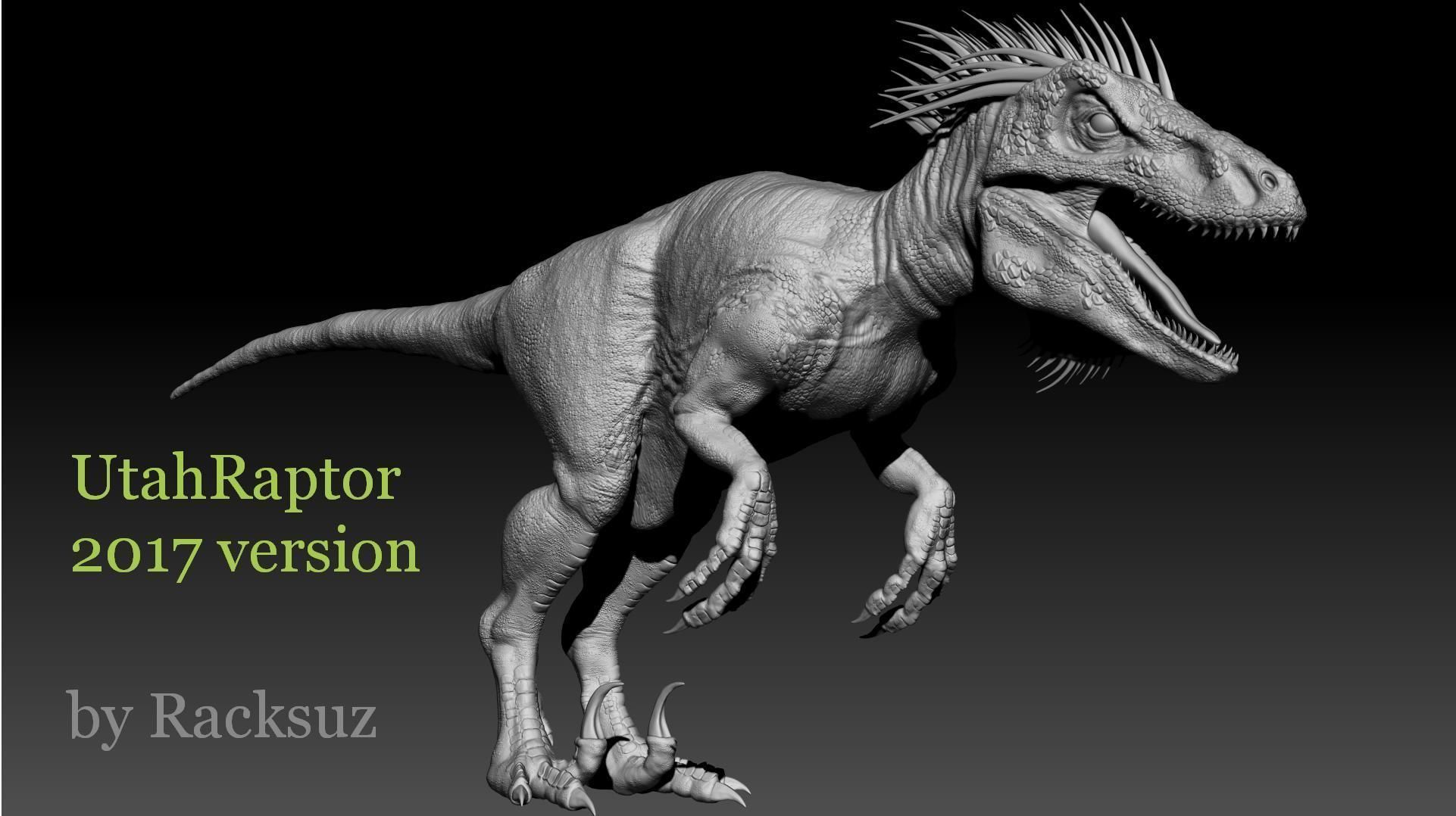 UtahRaptor SCULPT Project 3D model | CGTrader