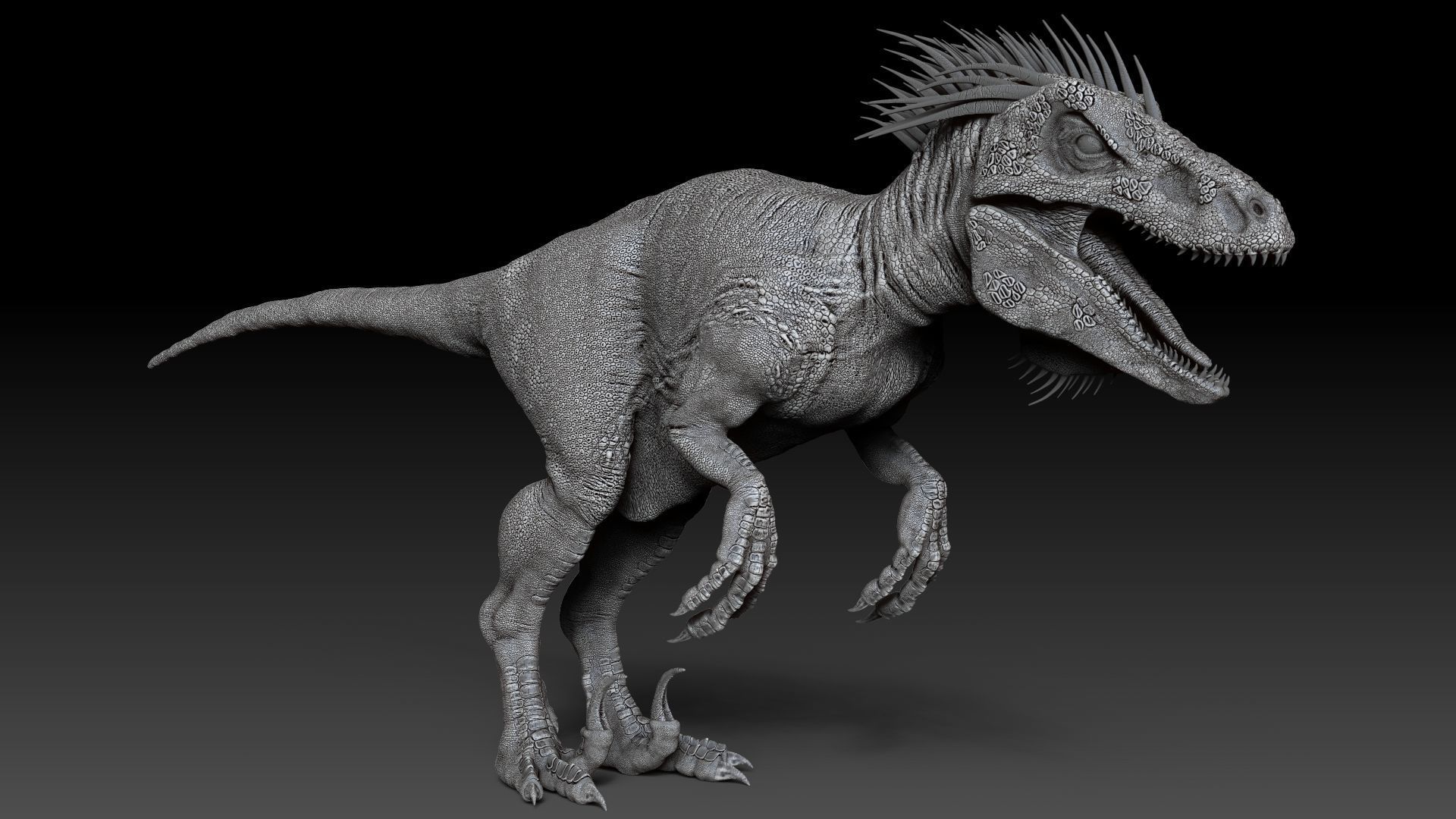 UtahRaptor SCULPT Project 3D model | CGTrader