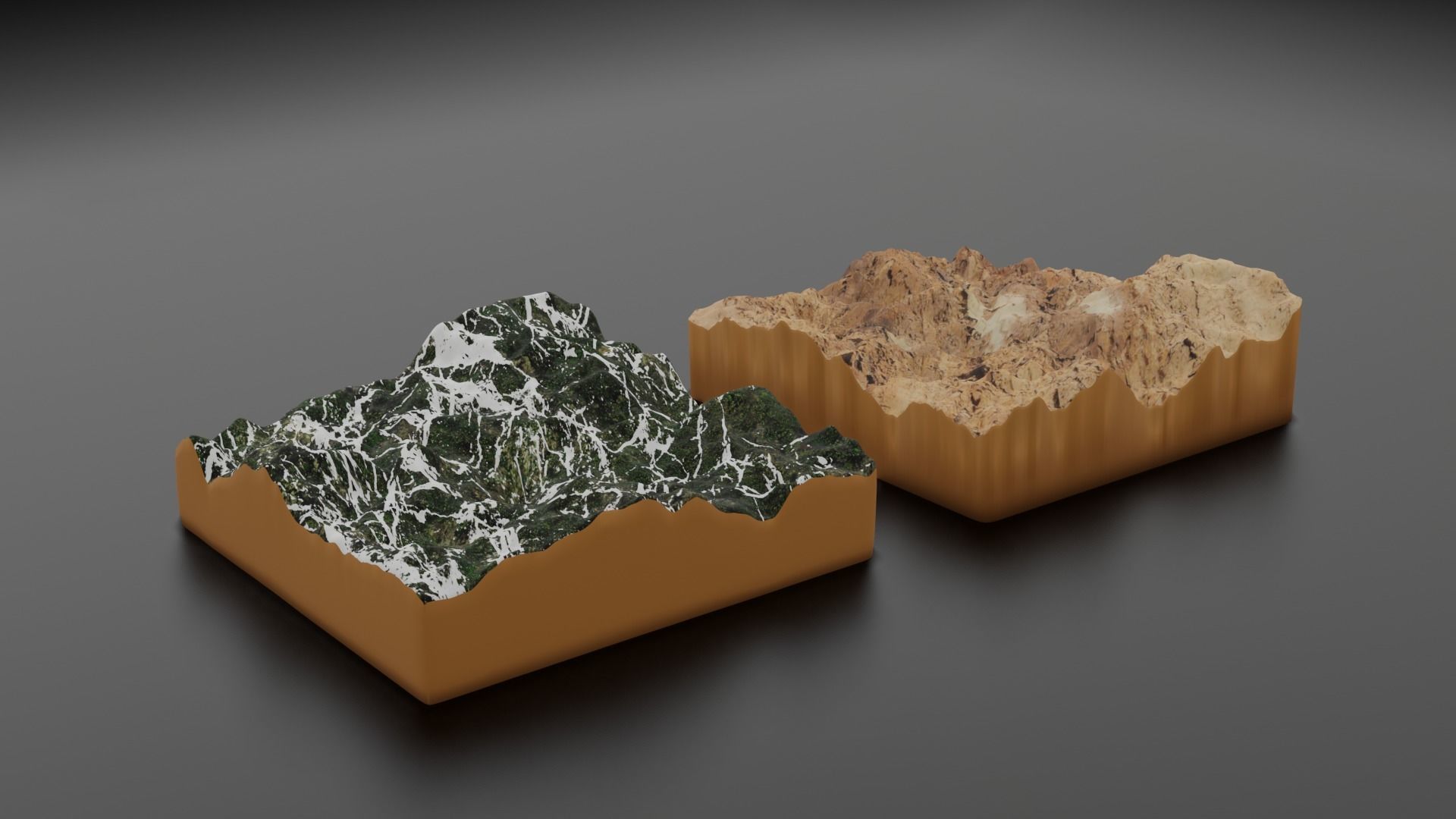 TERRAIN 3D modal free VR / AR / low-poly 3D model | CGTrader