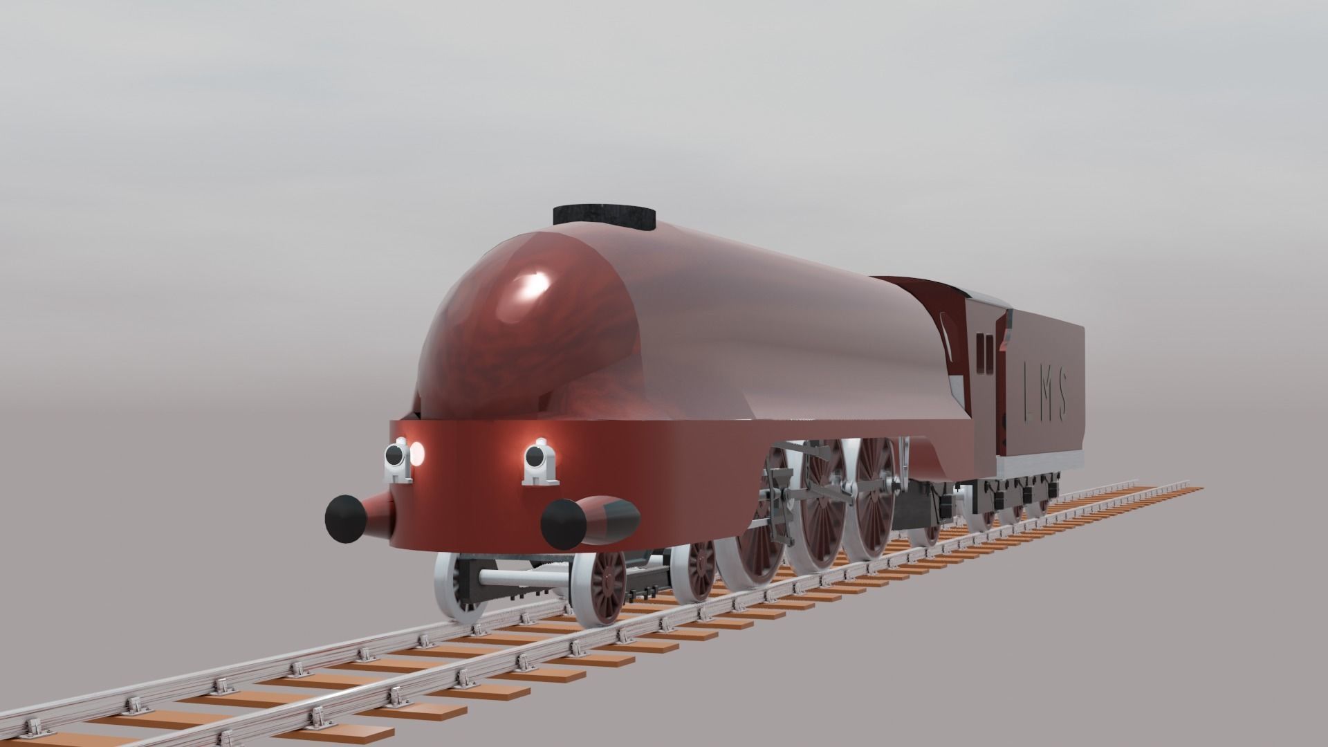 coronation scott 3D model animated rigged | CGTrader