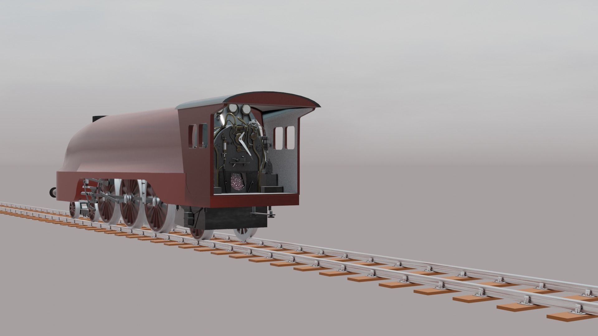 coronation scott 3D model animated rigged | CGTrader