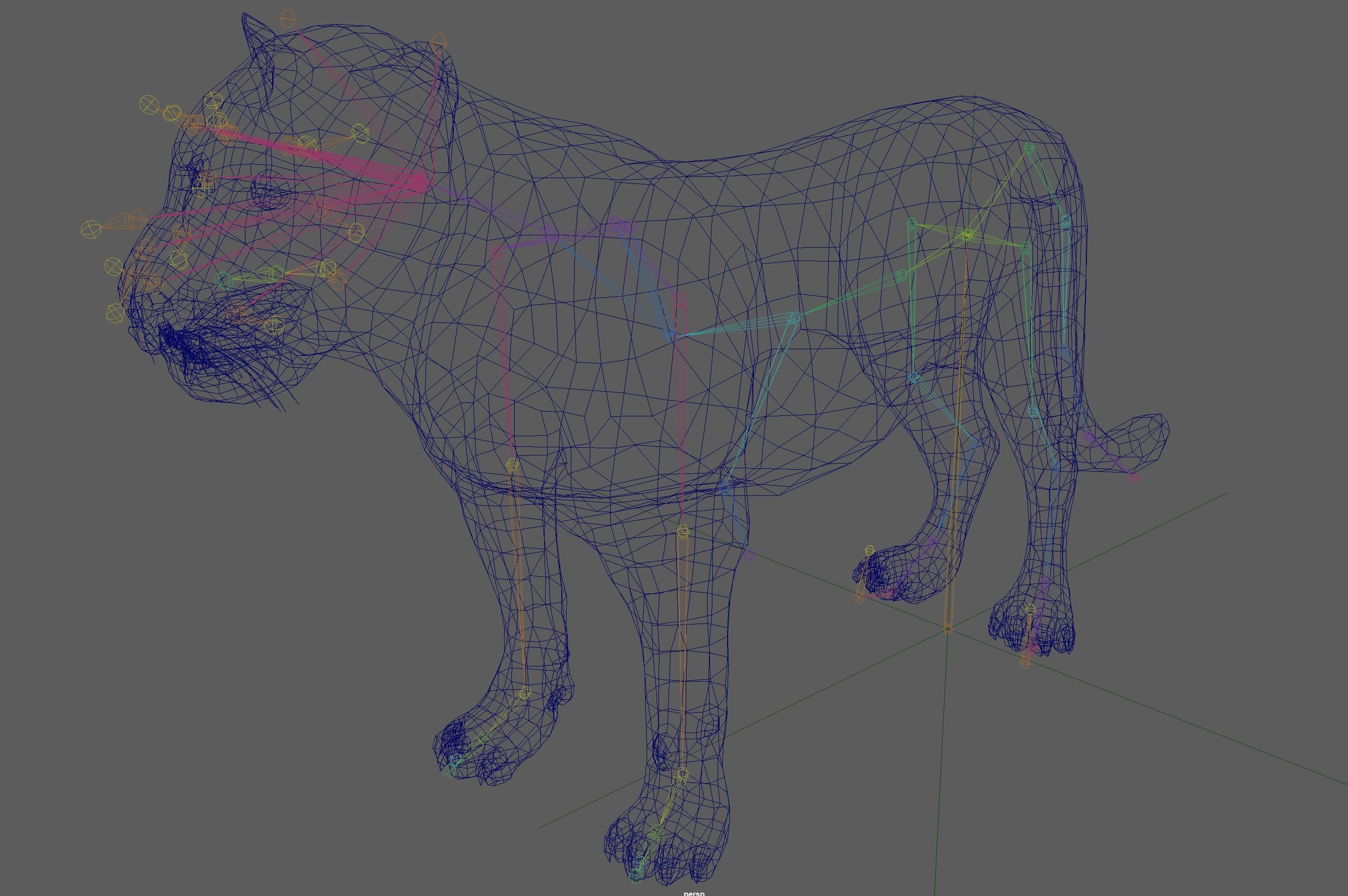 3D model Lion female - Lioness Rig VR / AR / low-poly | CGTrader