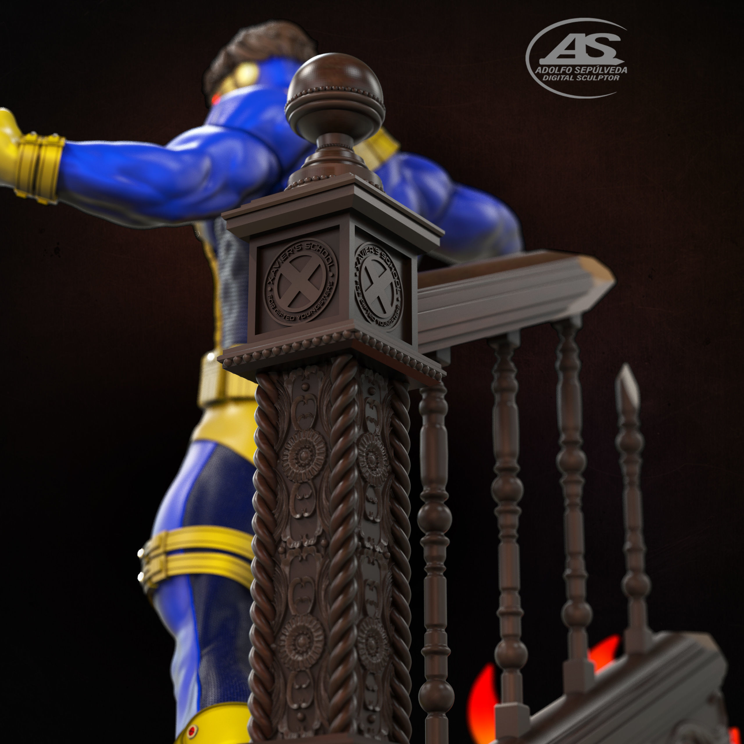 Cyclops X-MEN STL FILE 3D model 3D printable | CGTrader