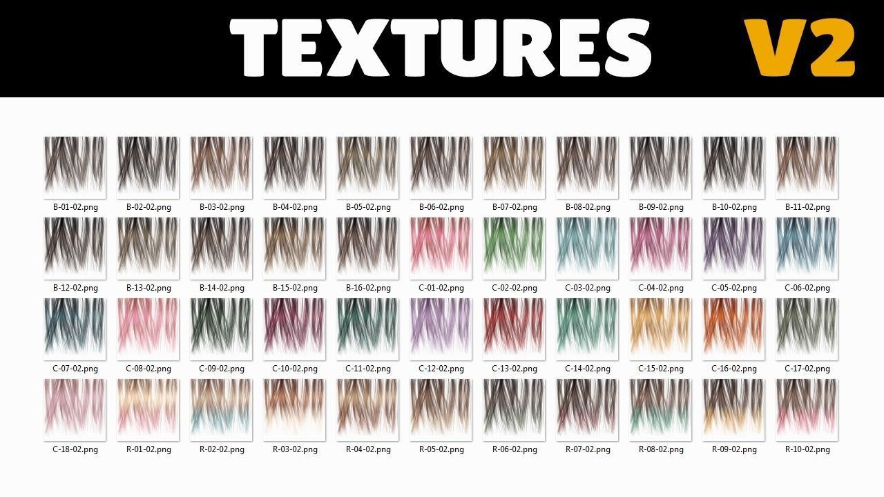 Reyna Hair 3D model | CGTrader