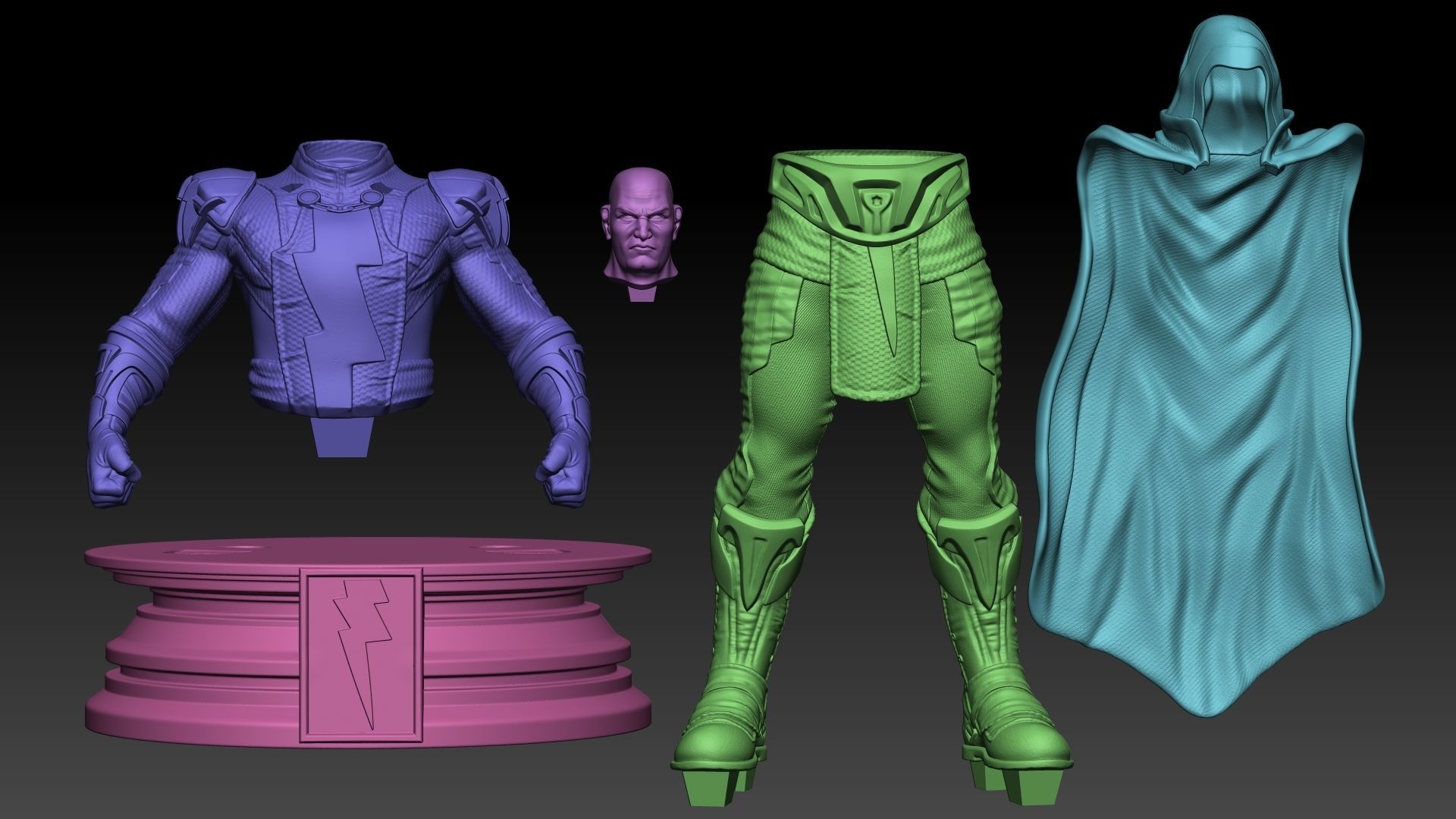 Shazam 3D model 3D printable | CGTrader