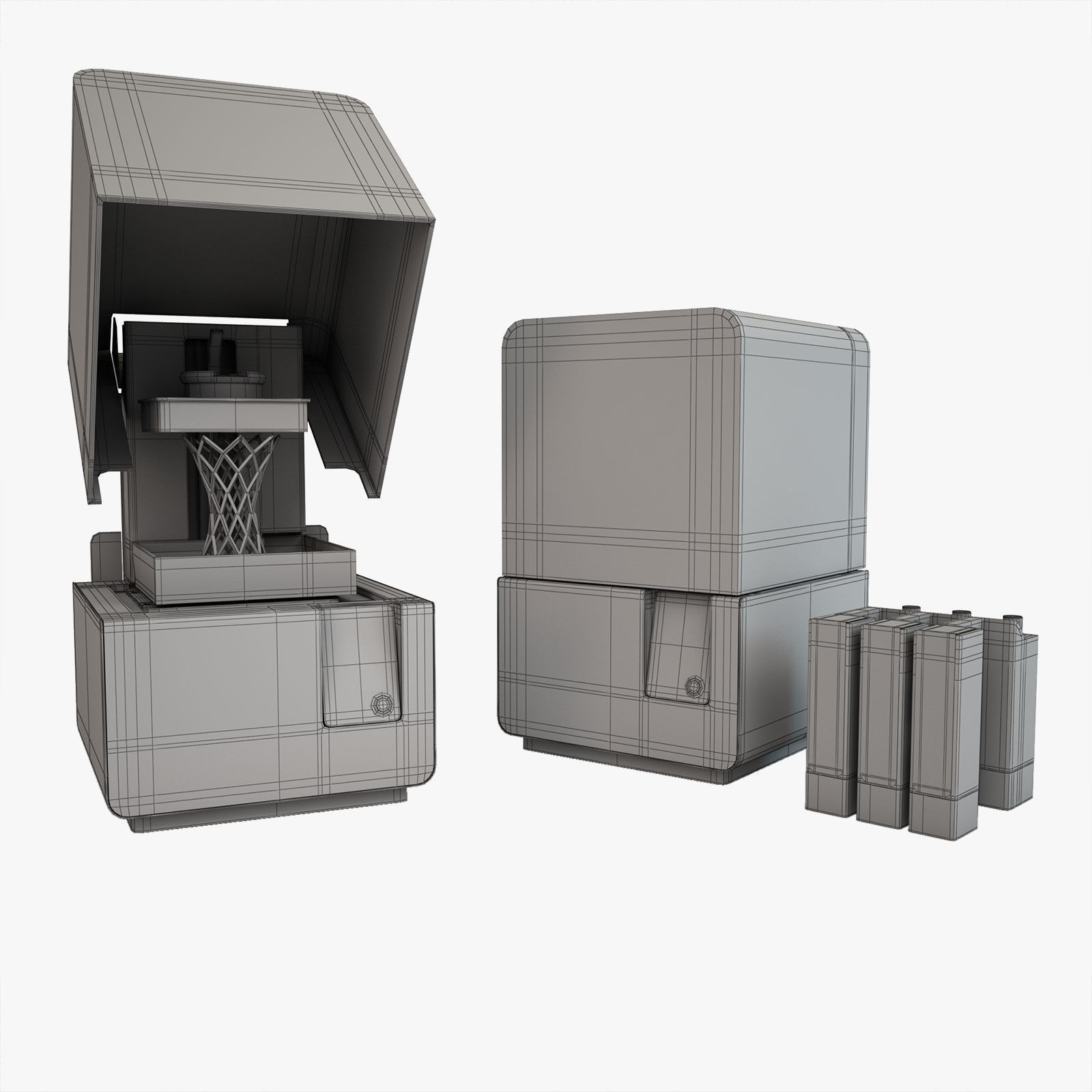 3D Printer Formlabs 2 3D 3D model | CGTrader
