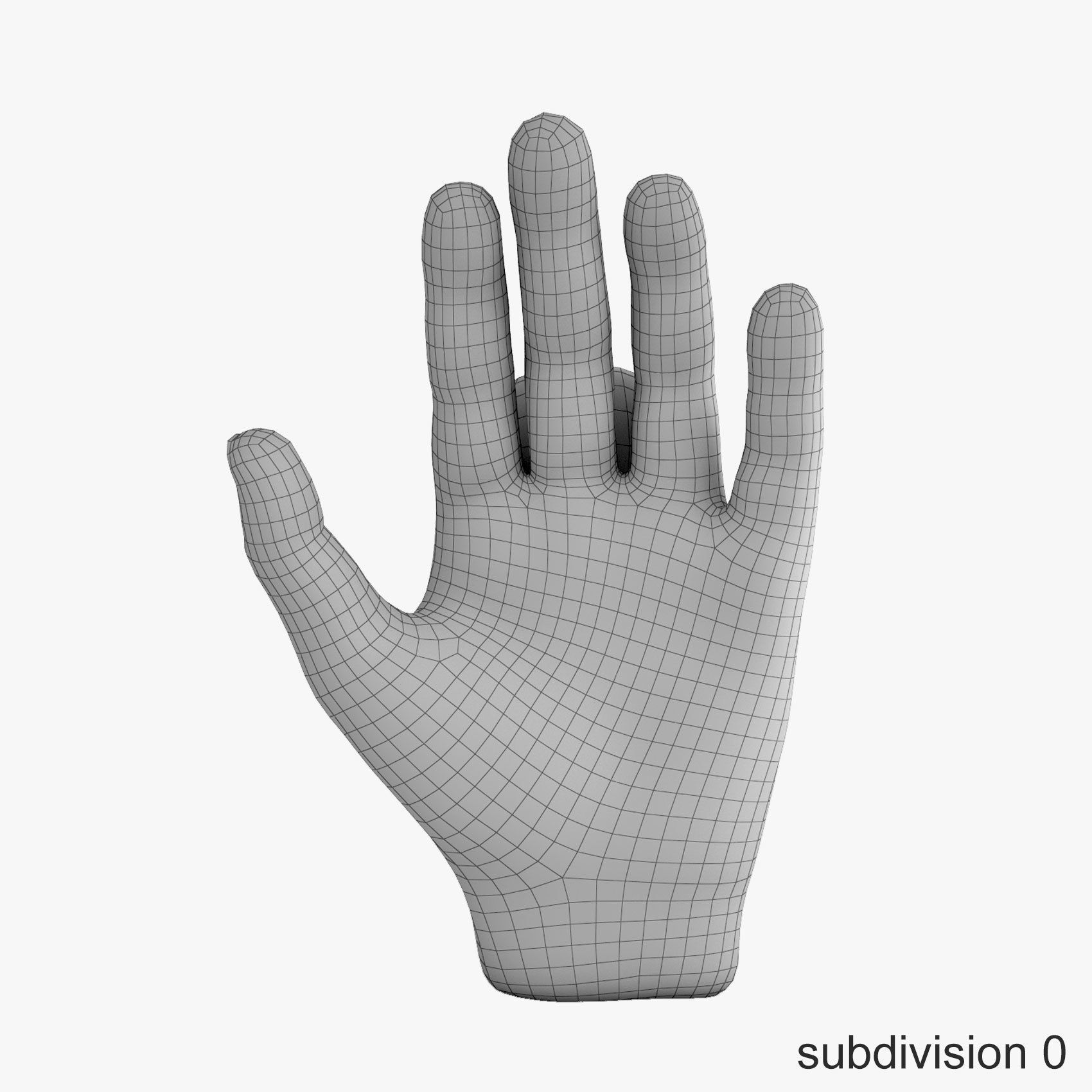 3D model Palmistry Hand VR / AR / low-poly | CGTrader