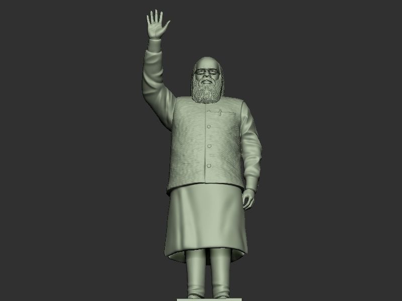 Narendra modi full body pose 3D model 3D printable | CGTrader