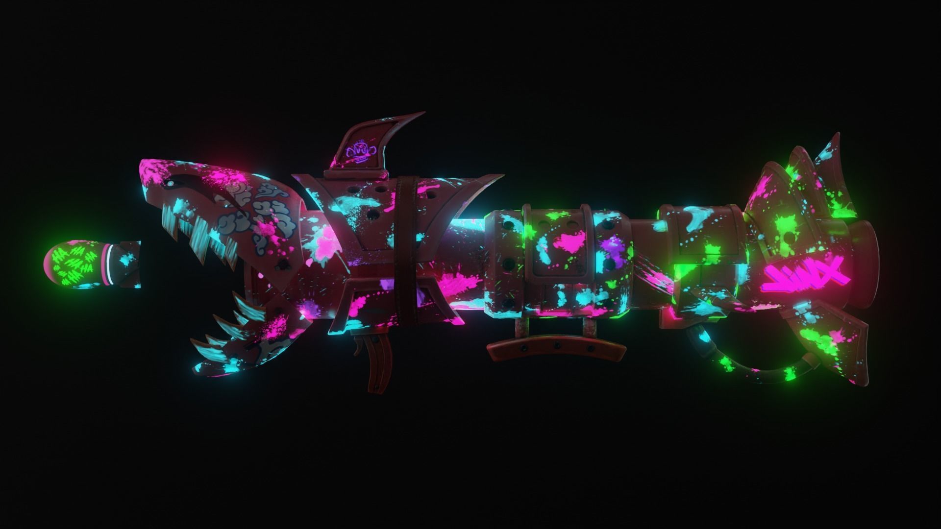 3D model Jinx Fishbones VR / AR / low-poly | CGTrader