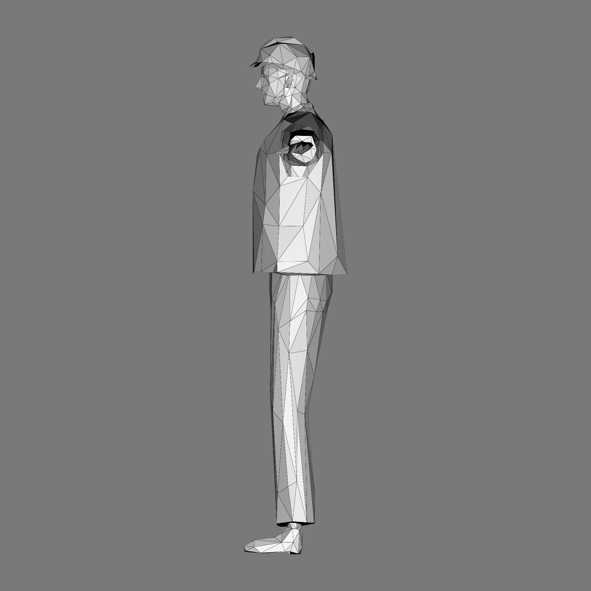 Low-poly Engineer man in vest free VR / AR / low-poly 3D model | CGTrader
