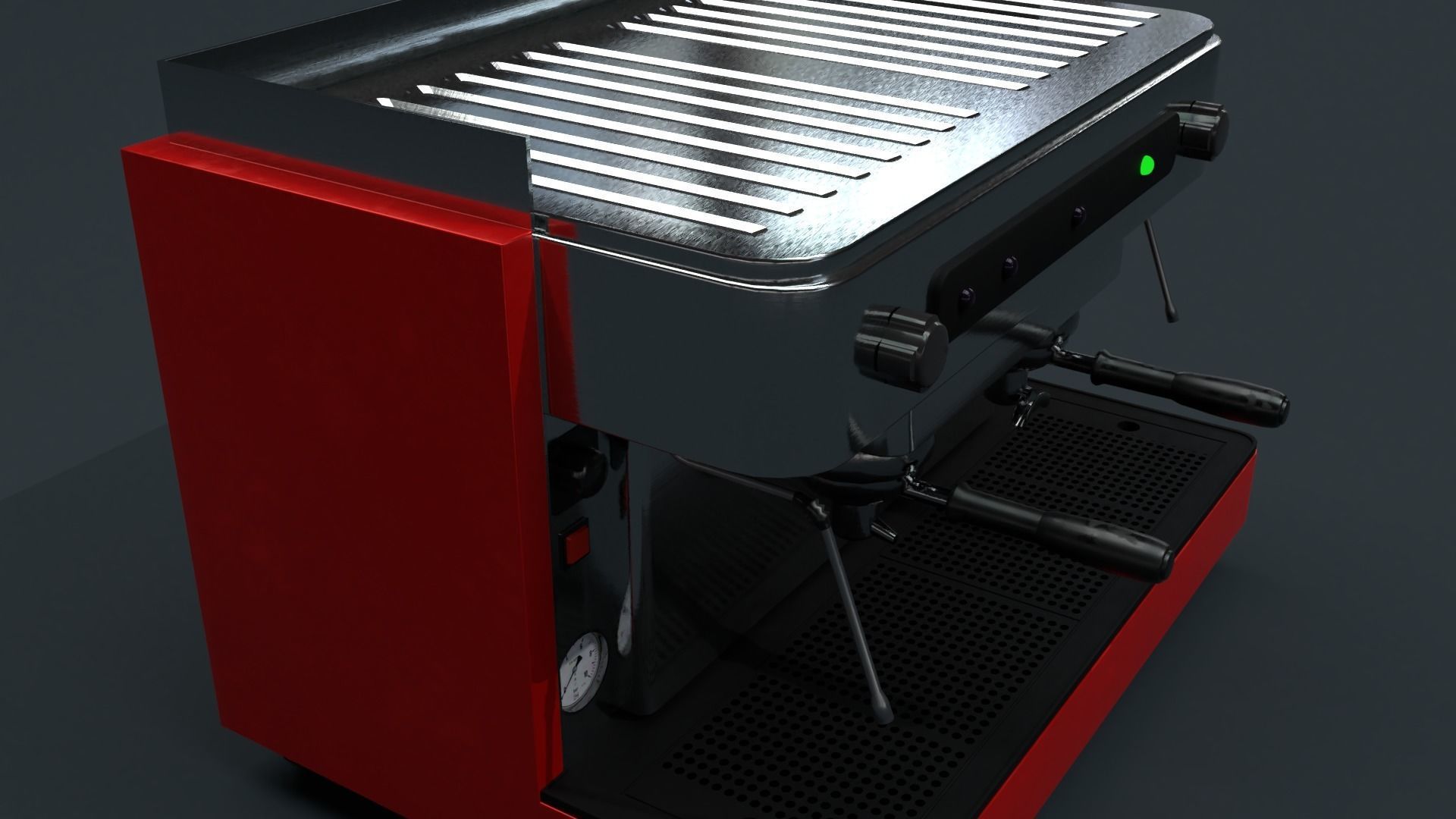 Medium coffee machine free VR / AR / low-poly 3D model rigged | CGTrader