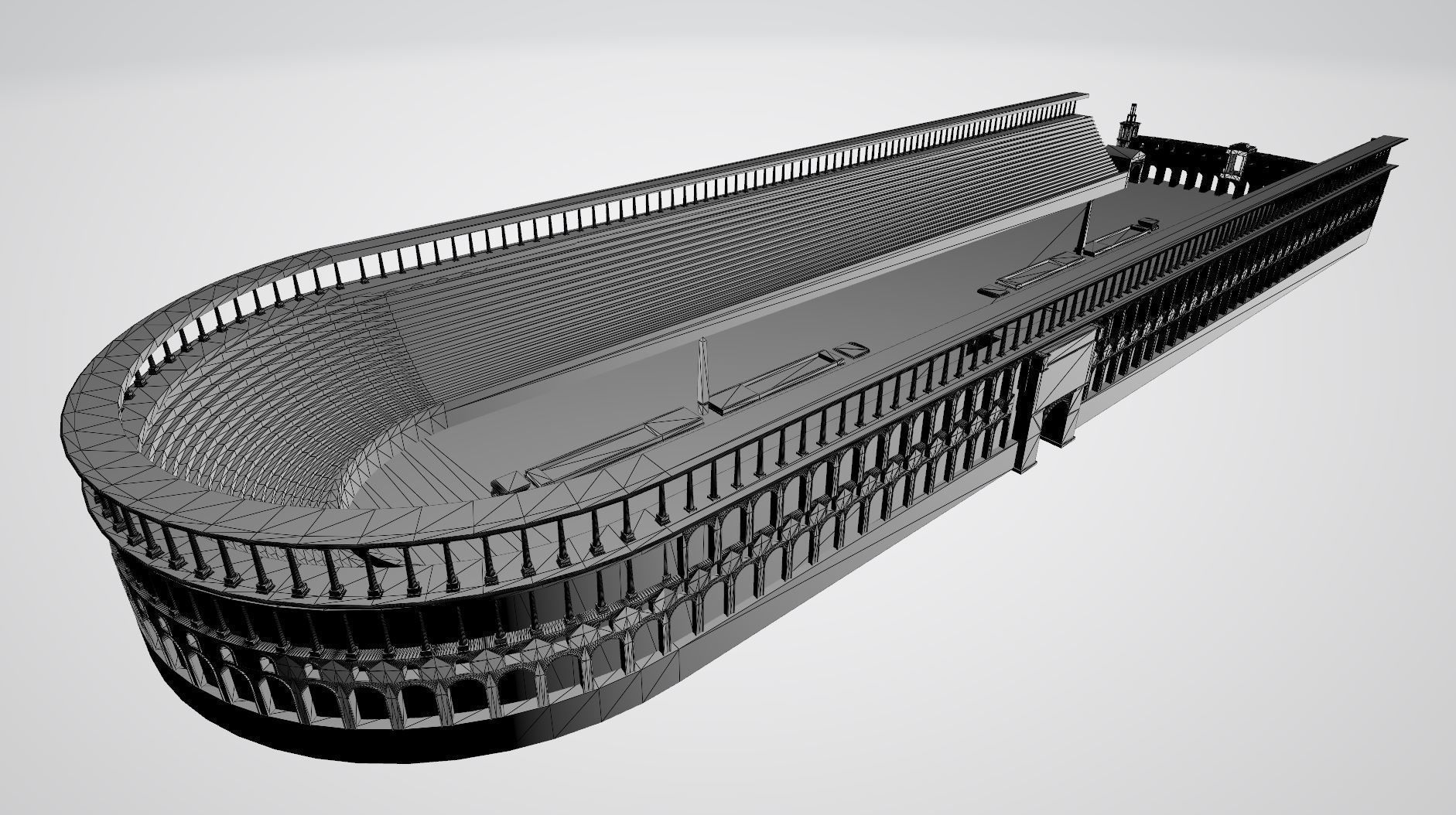 Hippodrome Of Constantinople 3D model | CGTrader