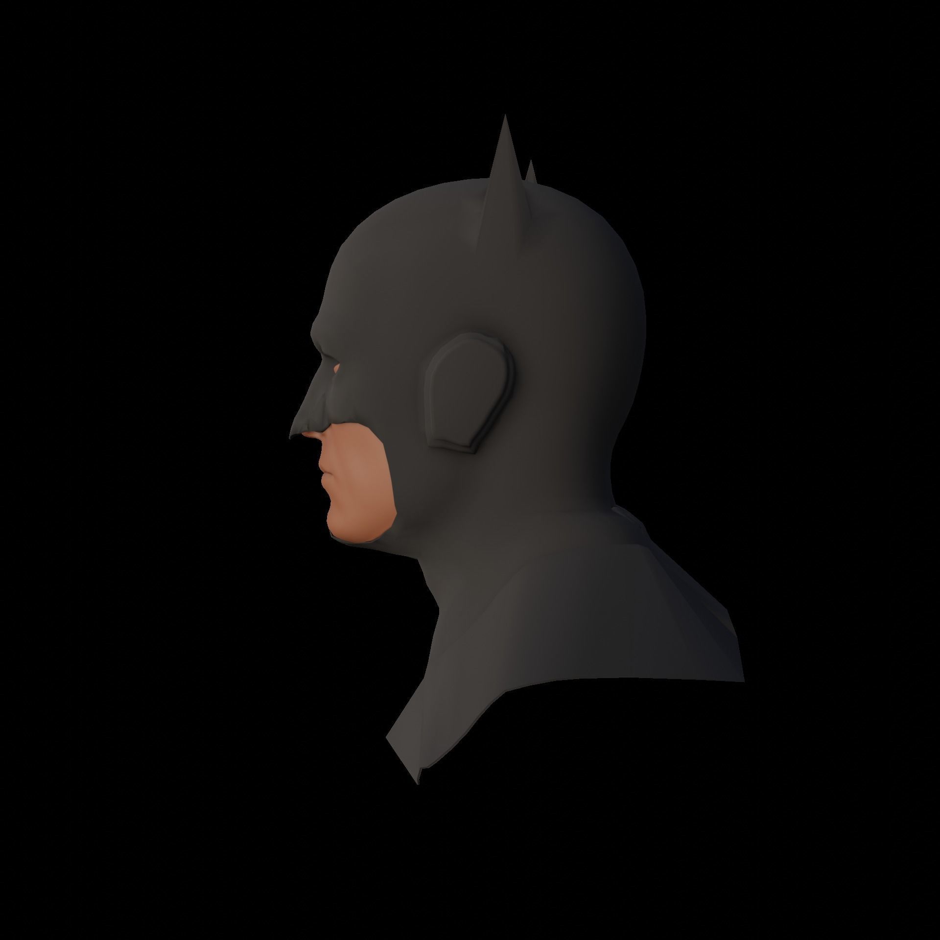 low poly batman mask free VR / AR / low-poly 3D model | CGTrader