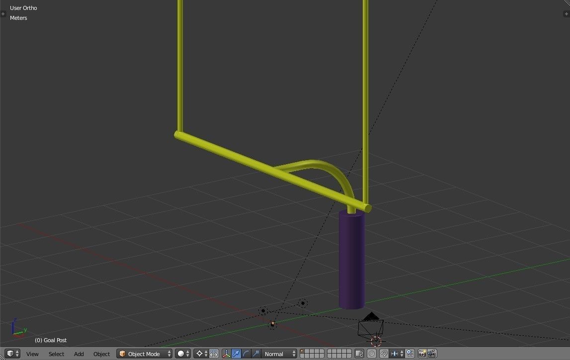 3D model American Football Goal Post VR / AR / low-poly | CGTrader