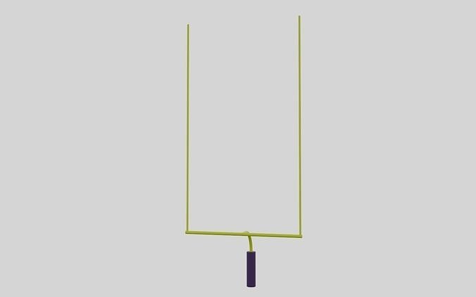3D model American Football Goal Post VR / AR / low-poly | CGTrader