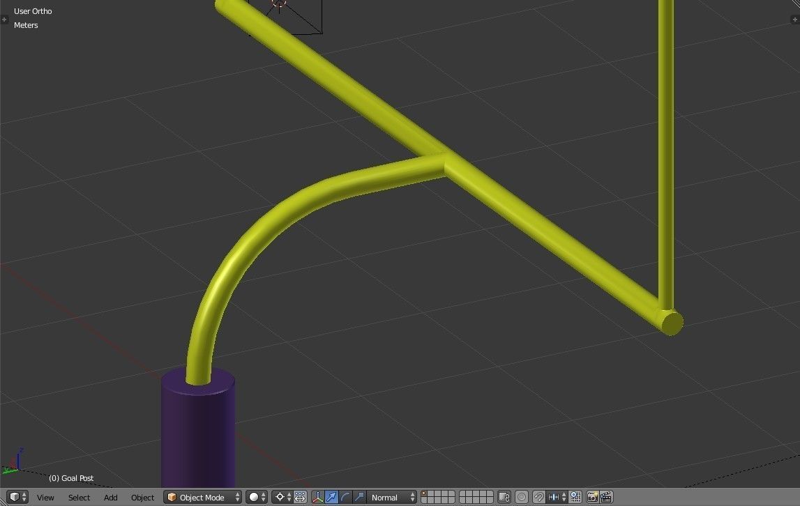 3D model American Football Goal Post VR / AR / low-poly | CGTrader