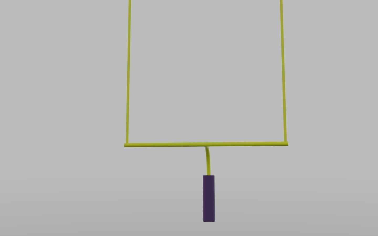 3D model American Football Goal Post VR / AR / low-poly | CGTrader