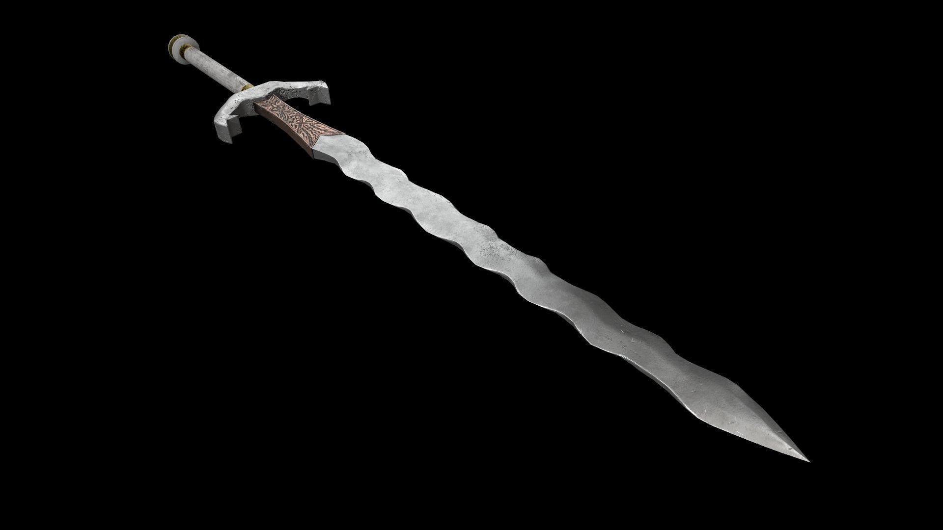 3D model GreatSword Collection Vol 1 - PBR Low-Poly Models VR / AR ...