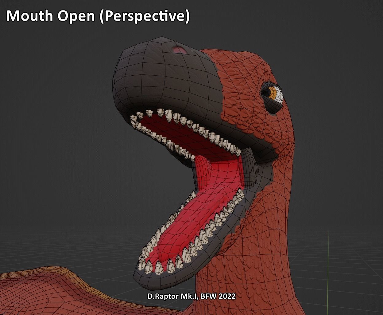 3D model Deinonychus Raptor Mk I for VRChat VR / AR / low-poly | CGTrader