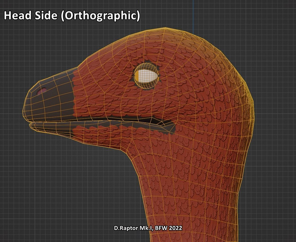 3D model Deinonychus Raptor Mk I for VRChat VR / AR / low-poly | CGTrader