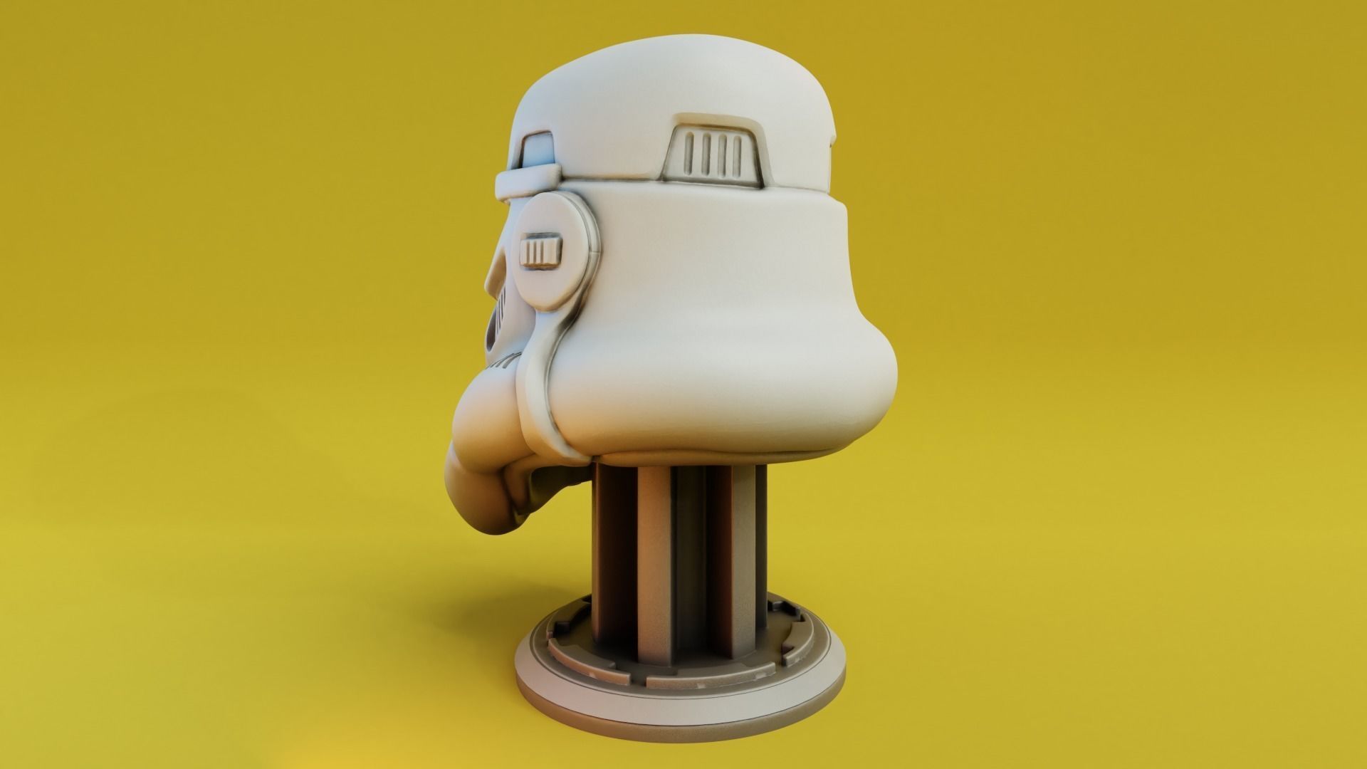 Stormtrooper Bust 3D Print 3D model 3D printable | CGTrader