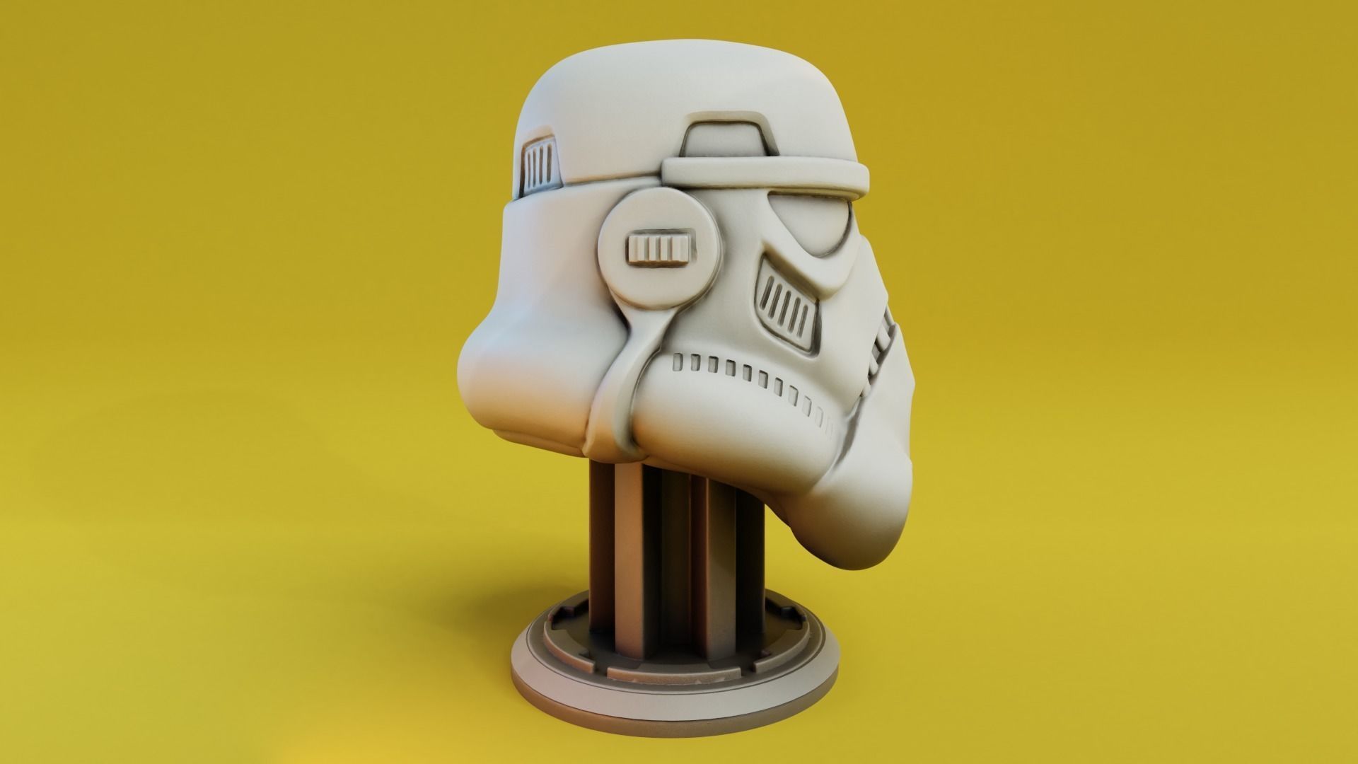 Stormtrooper Bust 3D Print 3D model 3D printable | CGTrader