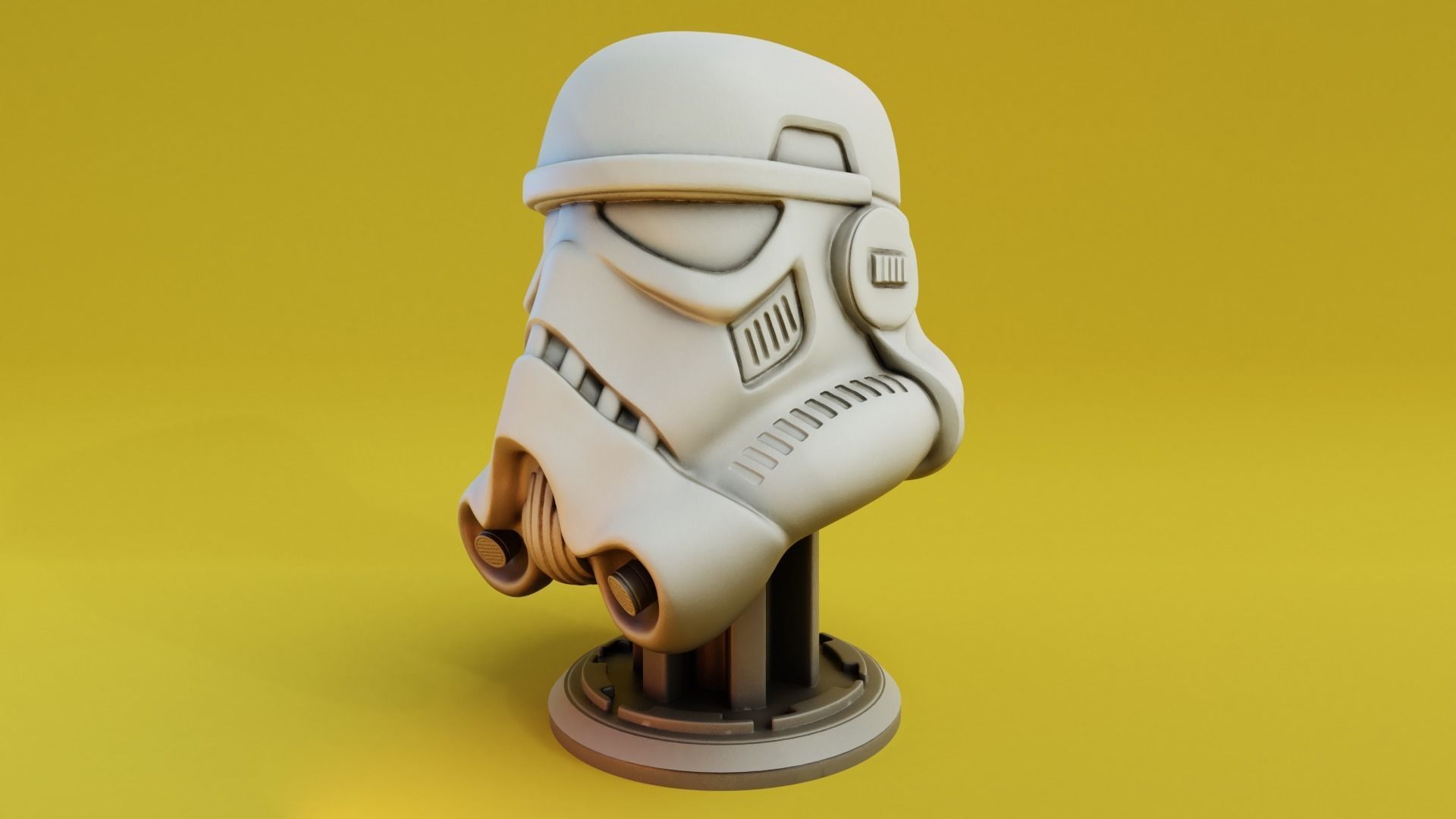 Stormtrooper Bust 3D Print 3D model 3D printable | CGTrader