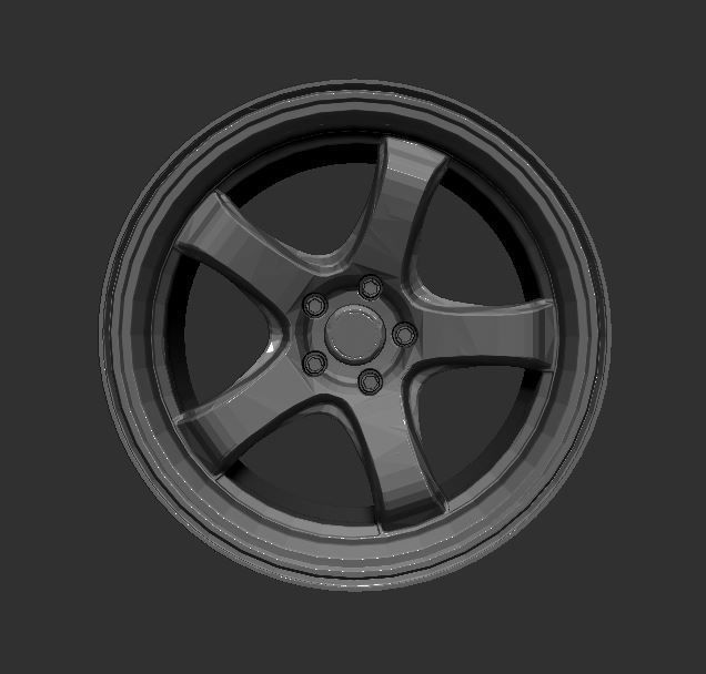 Rays G Games 99b Wheels Rims 3D Print Ready Model 3D print model 3D ...