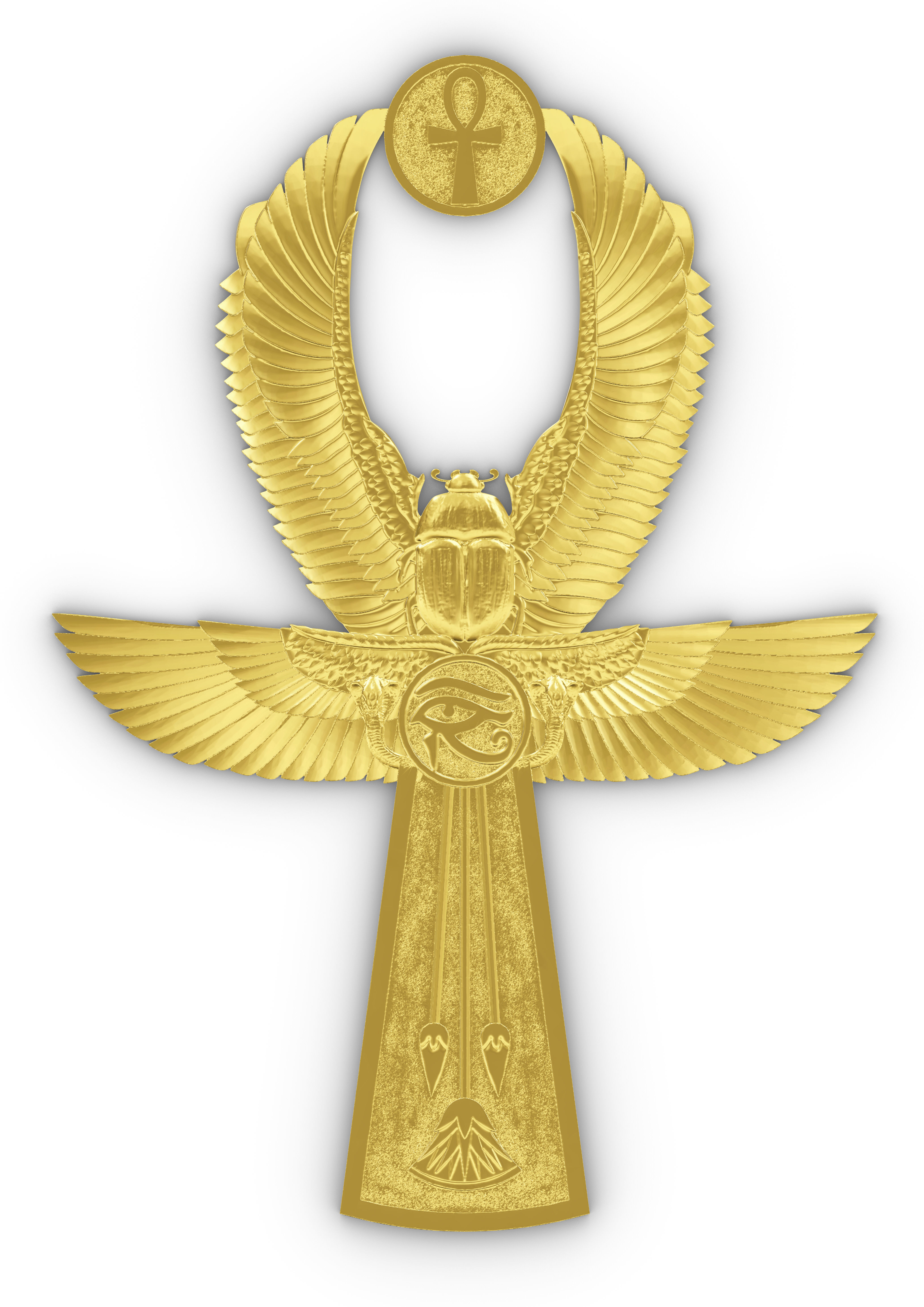 ANKH SCARAB WING 3D model 3D printable | CGTrader