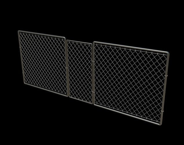 Chain Link Fence 3D model | CGTrader