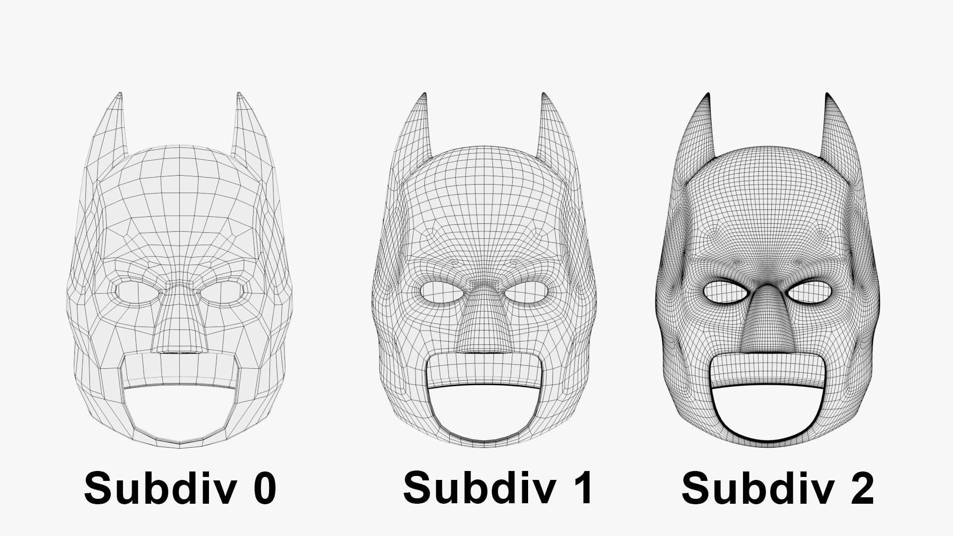 Batman Mask 3D model | CGTrader