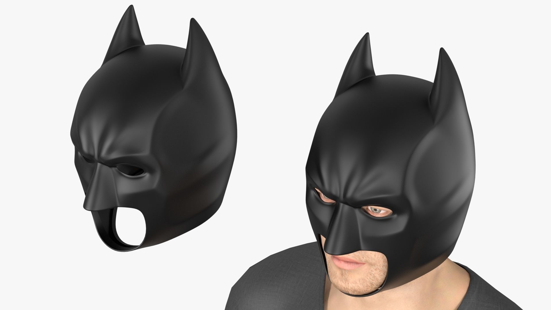 Batman Mask 3D model | CGTrader