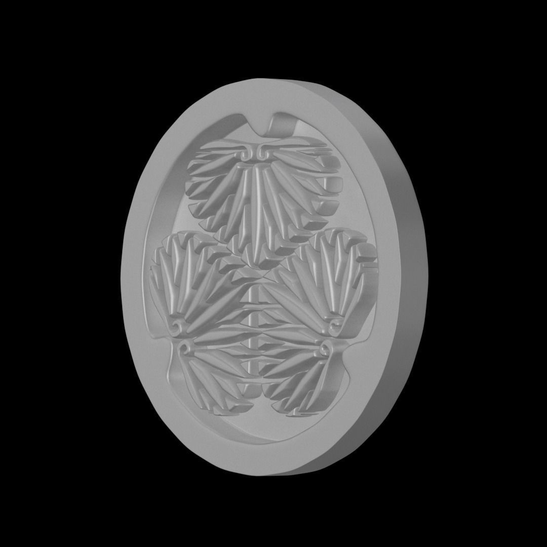 Tokugawa Kamon - Samurai Clan Crest 3D model | CGTrader