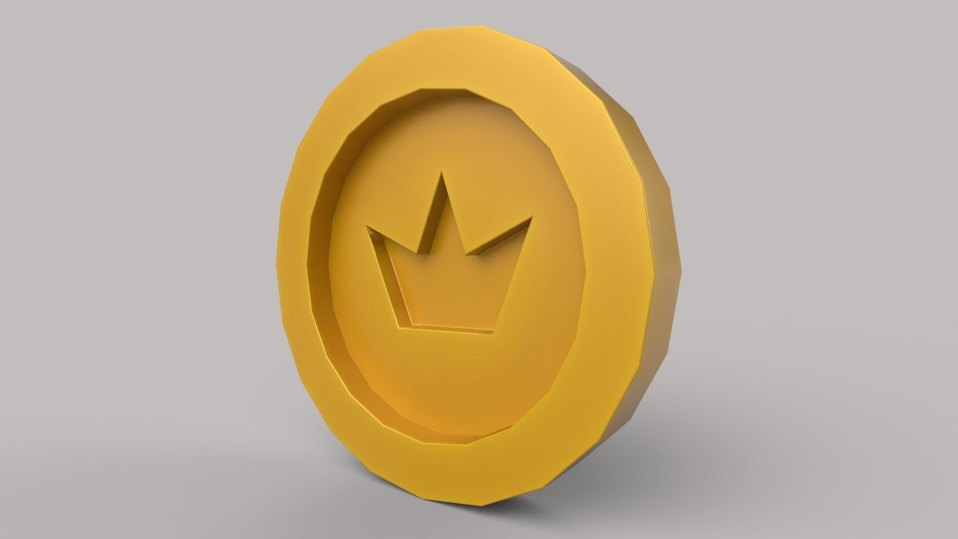 3D model Stylized coin VR / AR / low-poly | CGTrader
