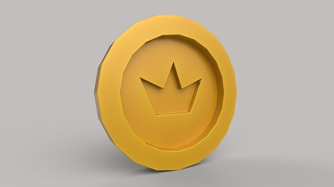 3D model Stylized coin VR / AR / low-poly | CGTrader