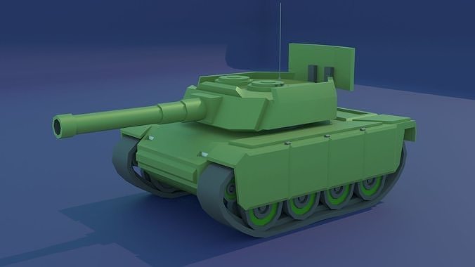 3D model Simple Stylized Tank VR / AR / low-poly | CGTrader