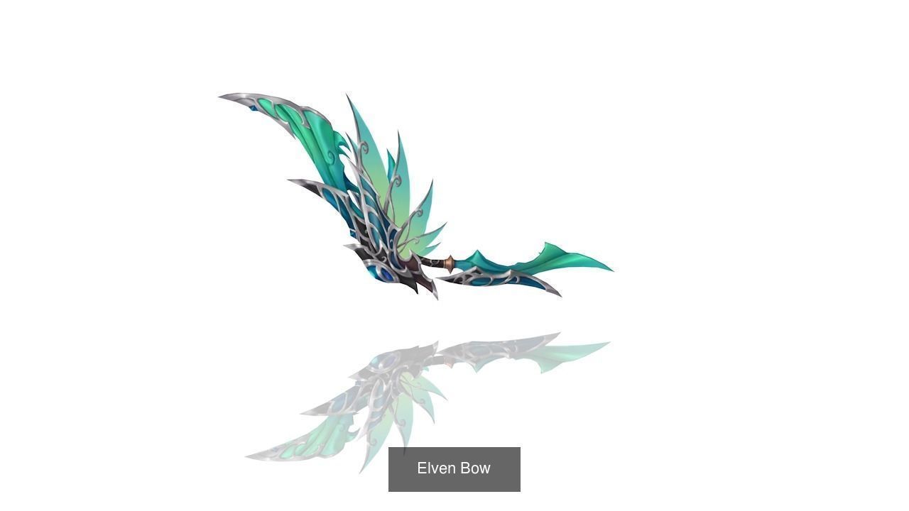 Elven Weapons 3D Model Collection | CGTrader