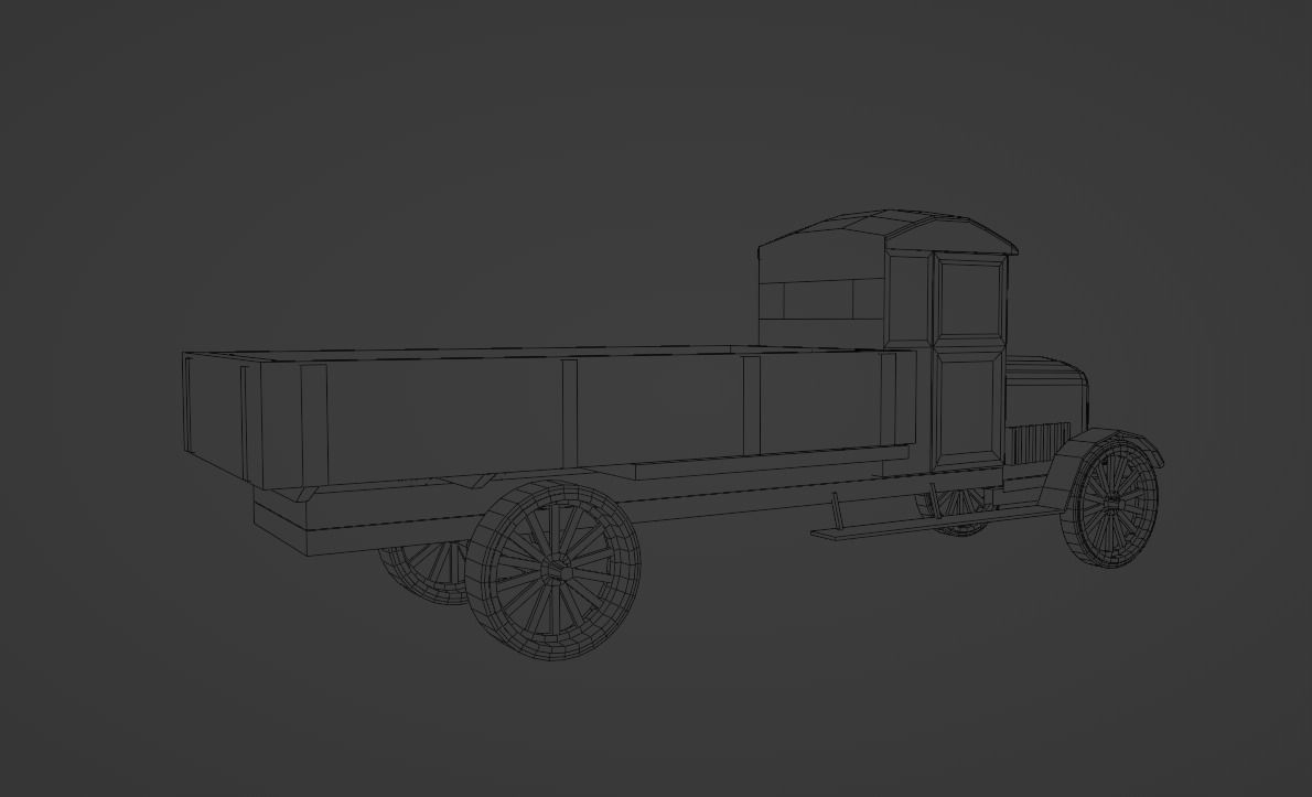 3D model Brockway 1925 VR / AR / low-poly | CGTrader