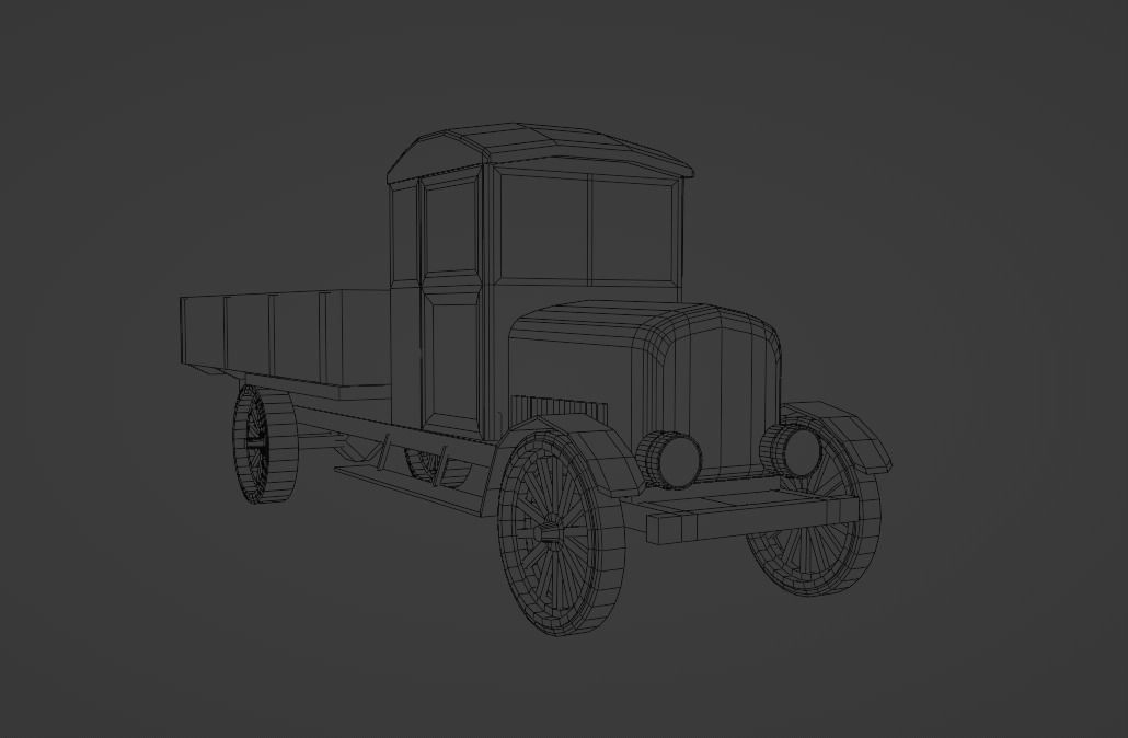 3D model Brockway 1925 VR / AR / low-poly | CGTrader