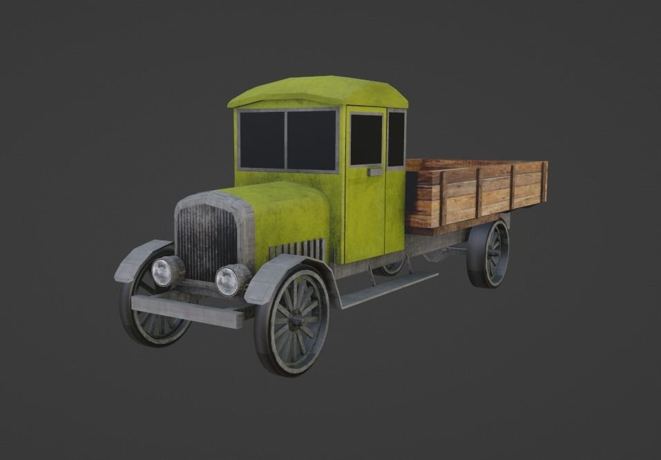 3D model Brockway 1925 VR / AR / low-poly | CGTrader