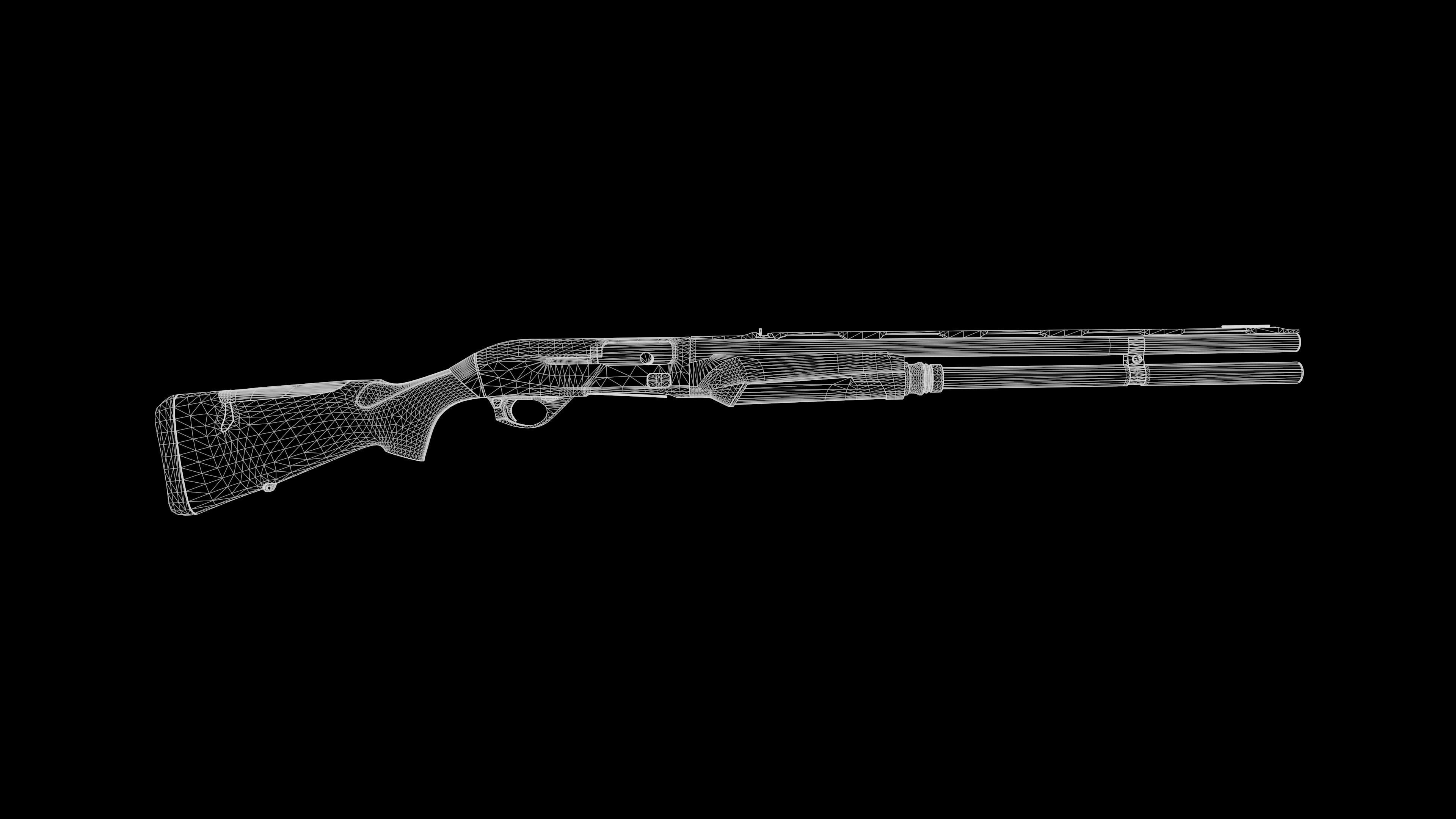 3D model Benelli M2 SP VR / AR / low-poly | CGTrader