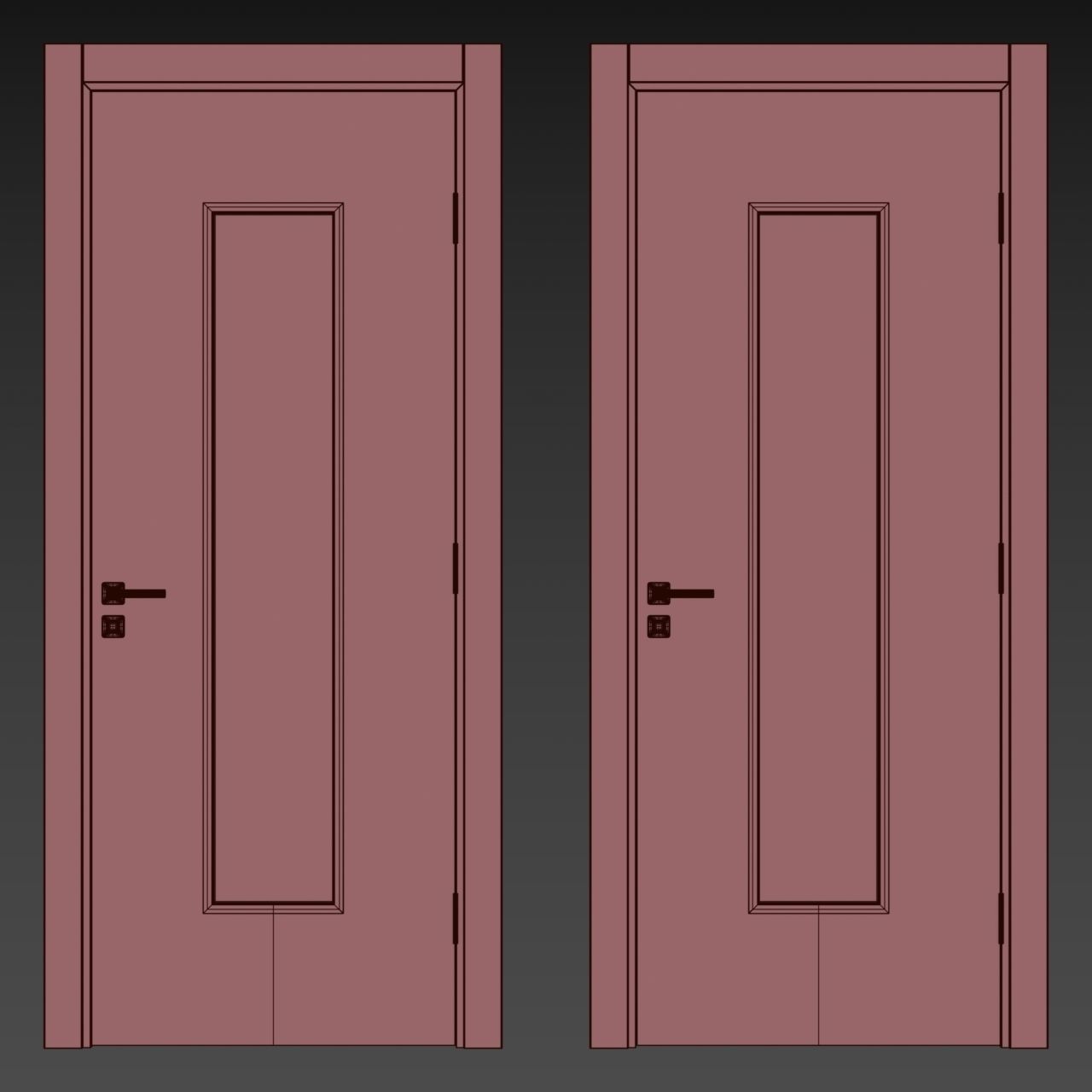Door 66 3D model | CGTrader