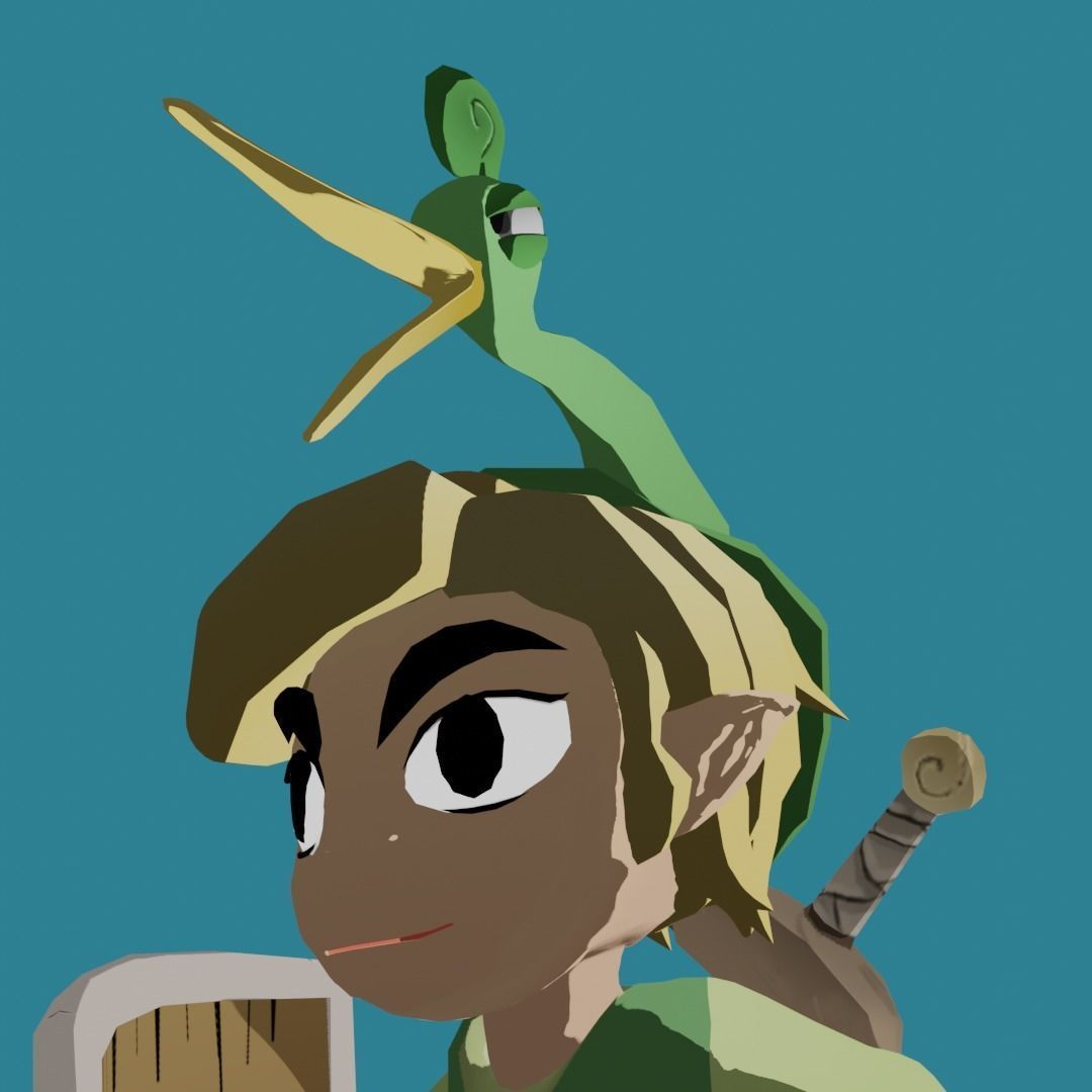 3D model Zelda 3D reimagination VR / AR / low-poly | CGTrader