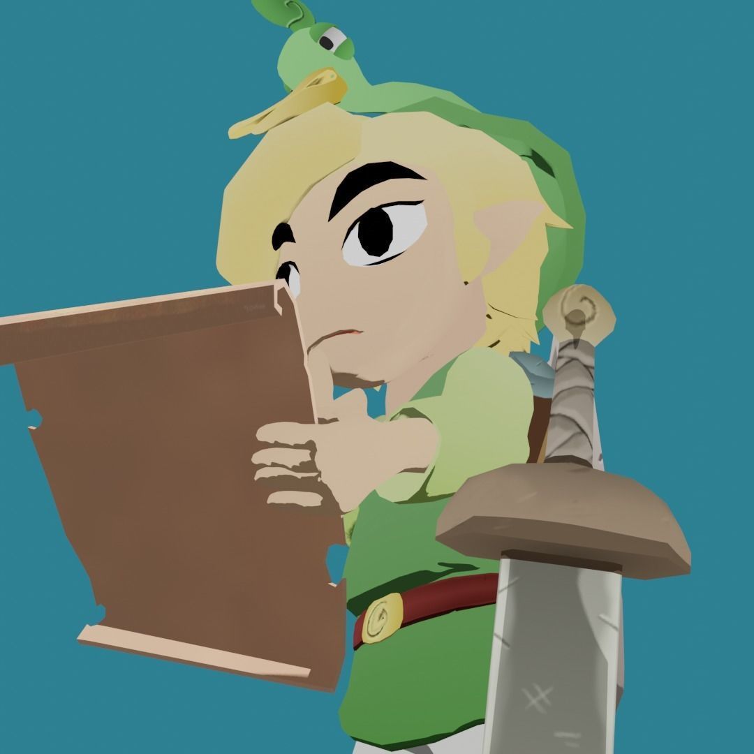 3D model Zelda 3D reimagination VR / AR / low-poly | CGTrader