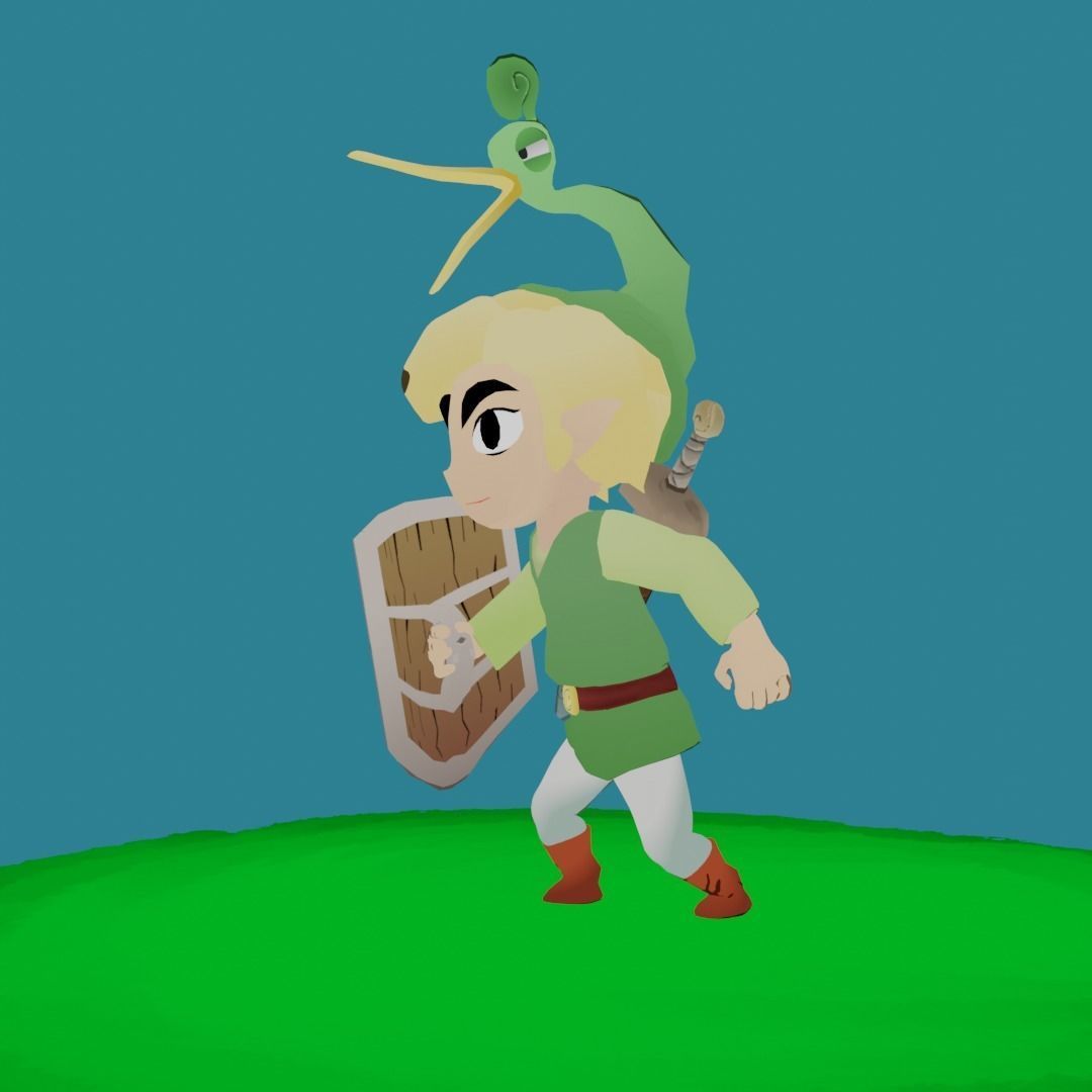 3D model Zelda 3D reimagination VR / AR / low-poly | CGTrader