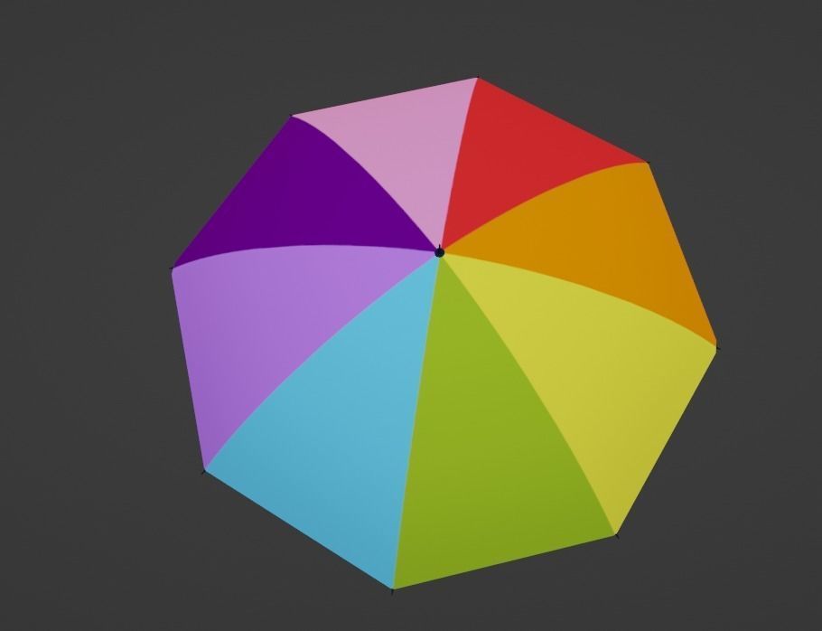 3D model Umbrella with textures VR / AR / low-poly | CGTrader
