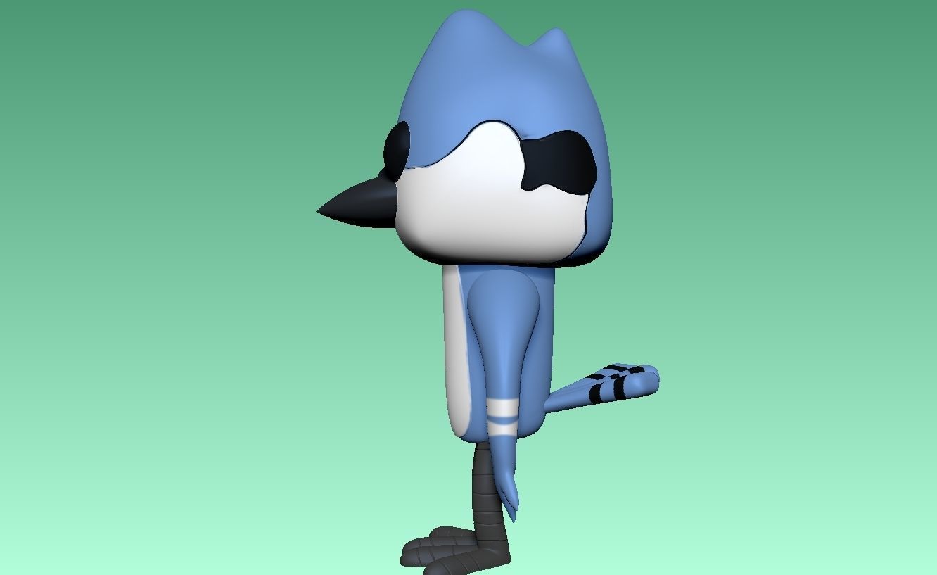 mordecai bird 3D model 3D printable | CGTrader
