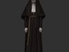 VALAK statue of nun wearing cloak 3D model 3D printable | CGTrader